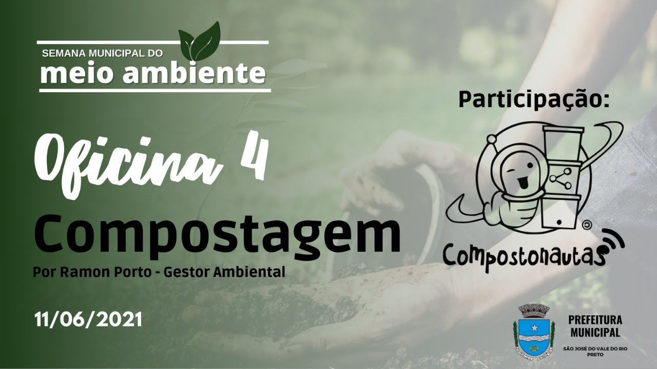 OFICINA 4 COMPOSTAGEM MÉTODO TAKAKURA - YouTube