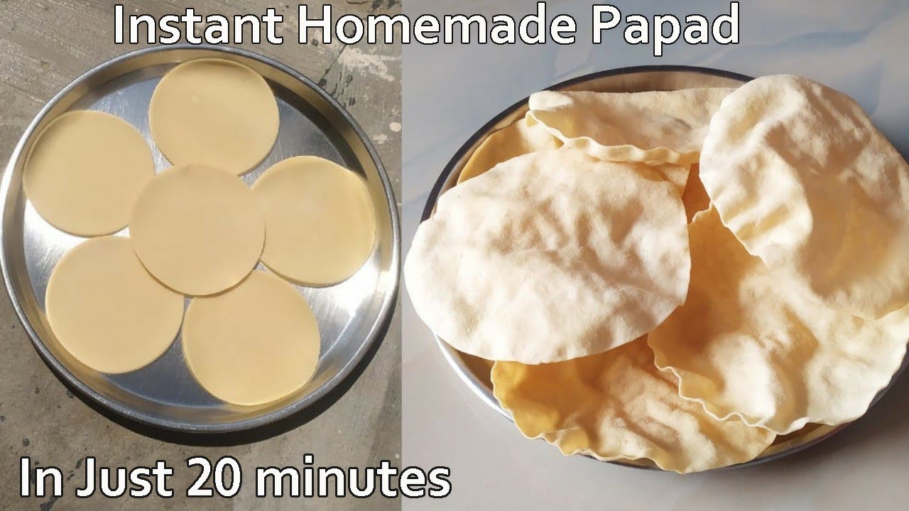 Urad Dal Papad recipe | उरद दाल के पापड़ | Urad Dal Papad |How to make ...