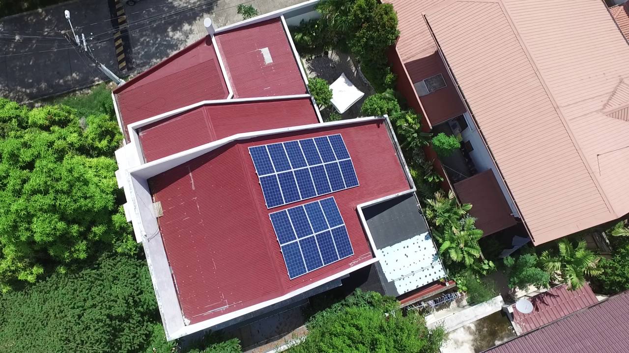 sasonbi solar installation at Alabang 400 - YouTube
