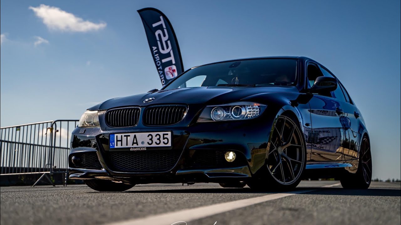 BMW E90 335d Stage3 100-200 dragy - YouTube