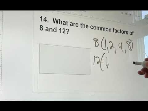 IAR Math Practice. Chapter 2 Lesson 4 Problem 14 Using Common Factors - YouTube