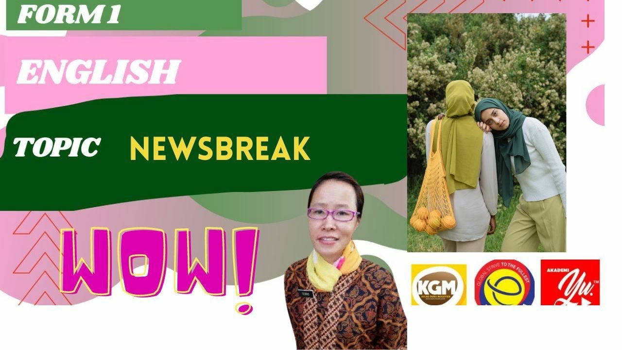 ENGLISH FORM 1 I POEM I NEWSBREAK - YouTube