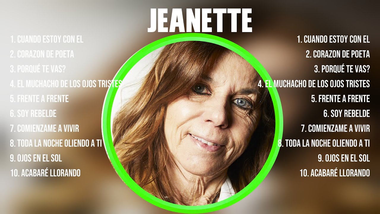 Jeanette ~ Mix Grandes Sucessos Románticas Antigas de Jeanette - YouTube