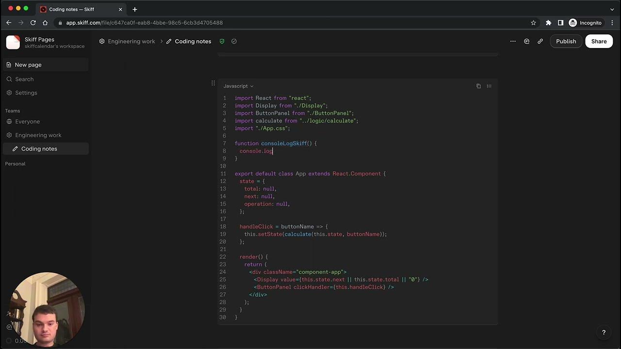 How to use codeblocks on Skiff Pages - YouTube