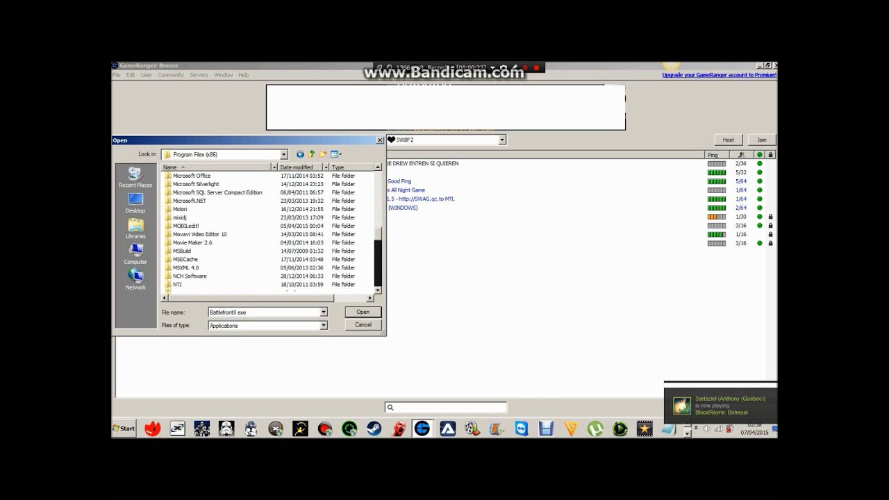 how to play SWBF2 on GameRanger - YouTube