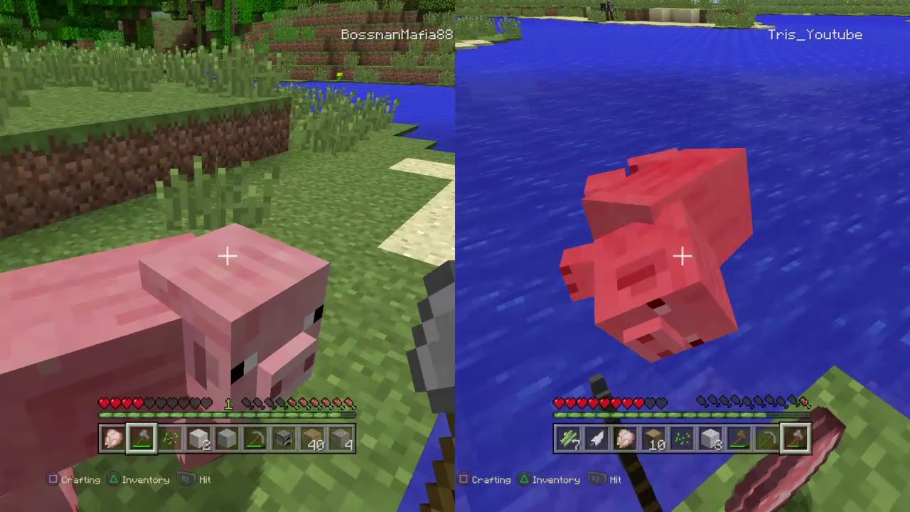 Minecraft: PlayStation®4 Edition 4 player gameplaying - YouTube