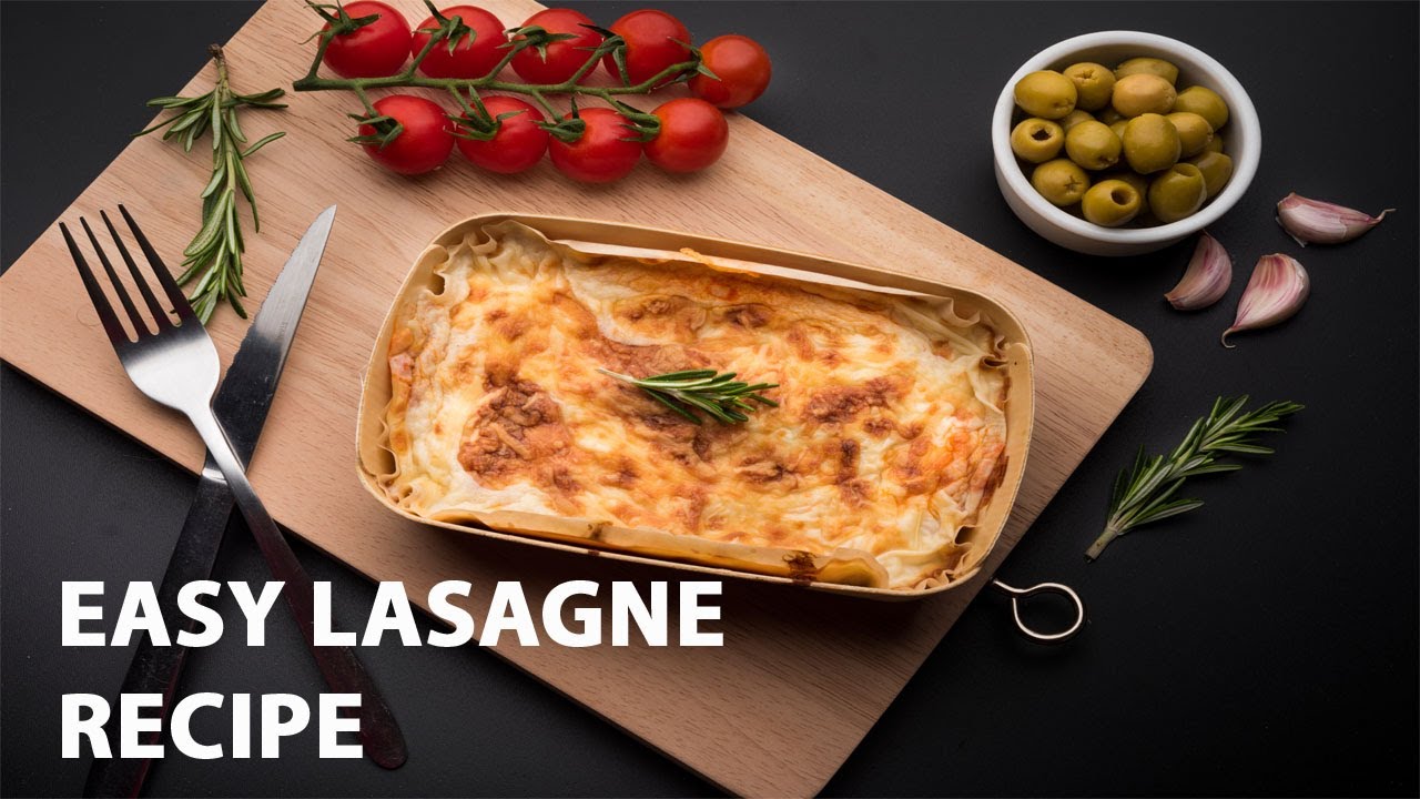 EASY CHICKEN LASAGNE RECIPE | HOW TO MAKE EASY LASAGNE - YouTube