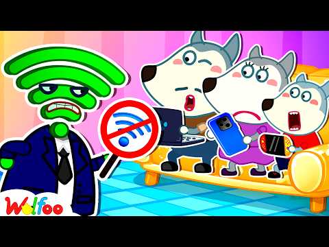 Kein WLAN?! Gute Gewohnheiten für Kinder | Wolfoo Channel | Kinderzeichentrickfilm
