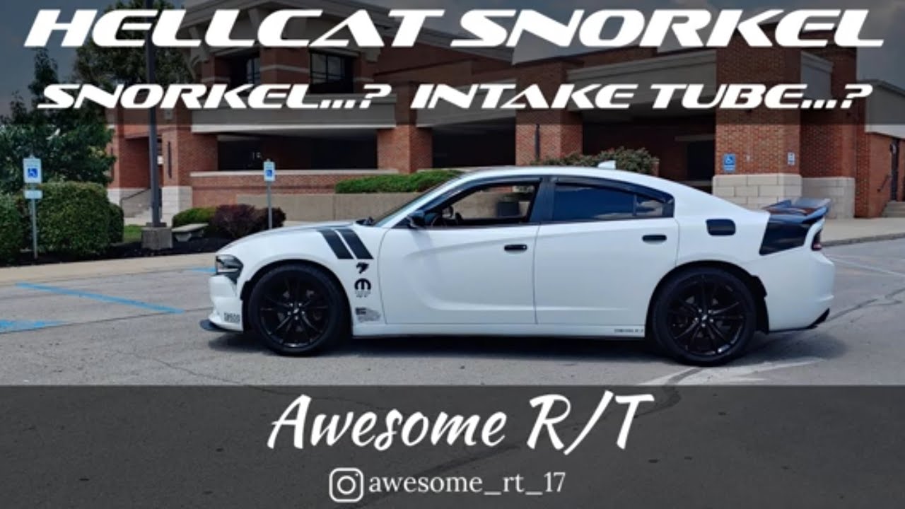 Hellcat Snorkel Install on the RT - YouTube