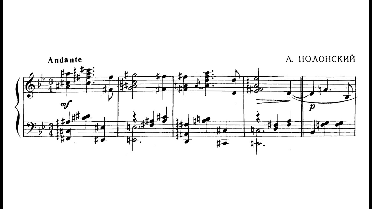 Arthur Polonsky - Valse-Tango-Foxtrot - YouTube