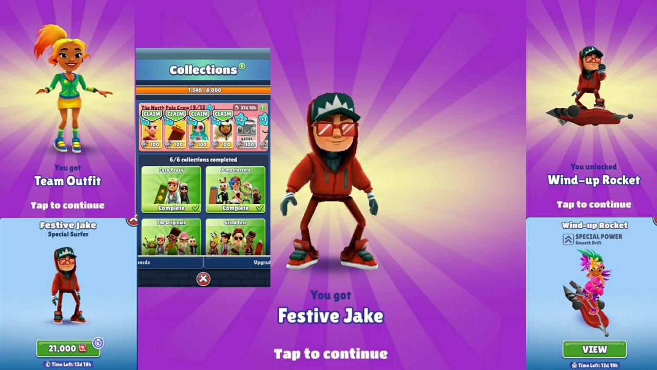 Subway Surfers North Pole 2024 || Festive Jake - YouTube