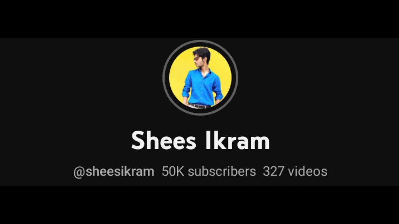 Shees Ikram Journey Youtube