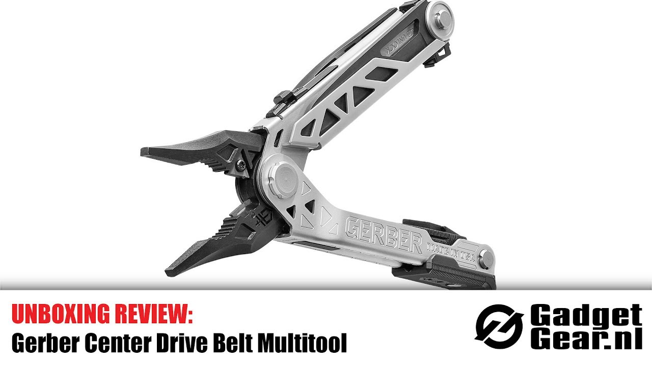 Unboxing Review: Gerber Center Drive Belt Multitool - YouTube
