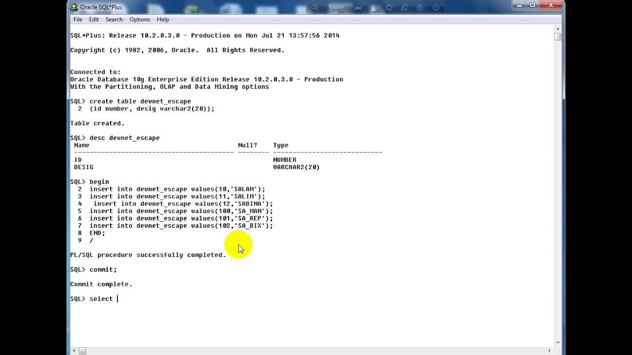 SQL Escape - YouTube