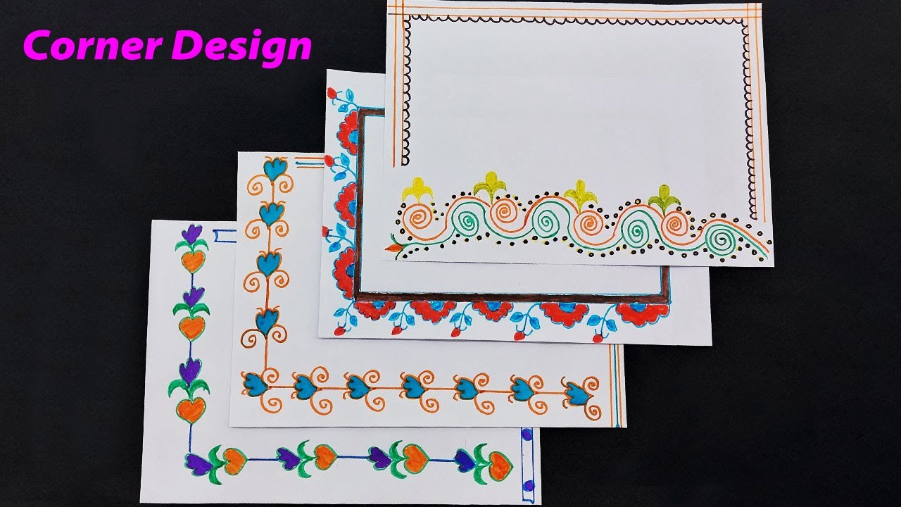 Assignment Front Page Design - Project Design - Corner Design - Project ...