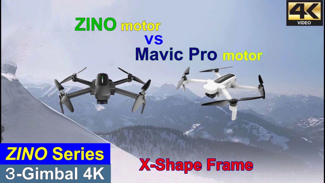 Hubsan ZINO Drones – ZINO motor vs Mavic Pro motor ! - YouTube