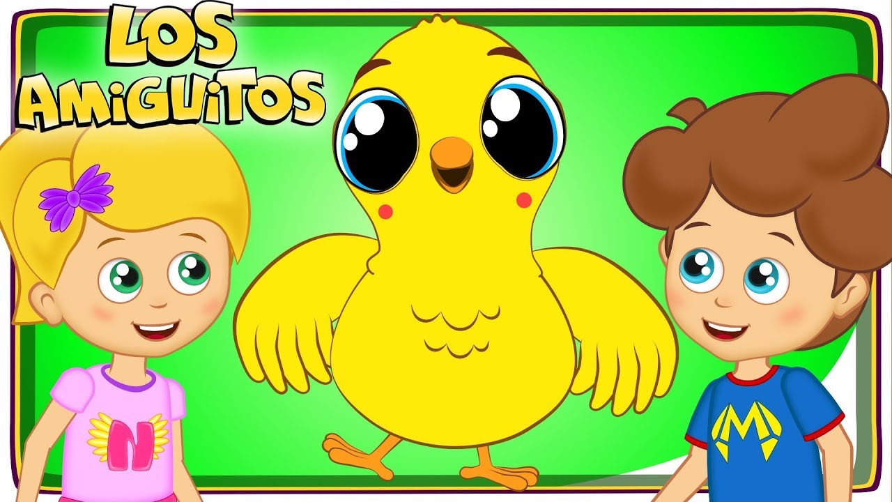El Pollito Pio (NUEVO versión) cancion infantil | Los Amiguitos ...