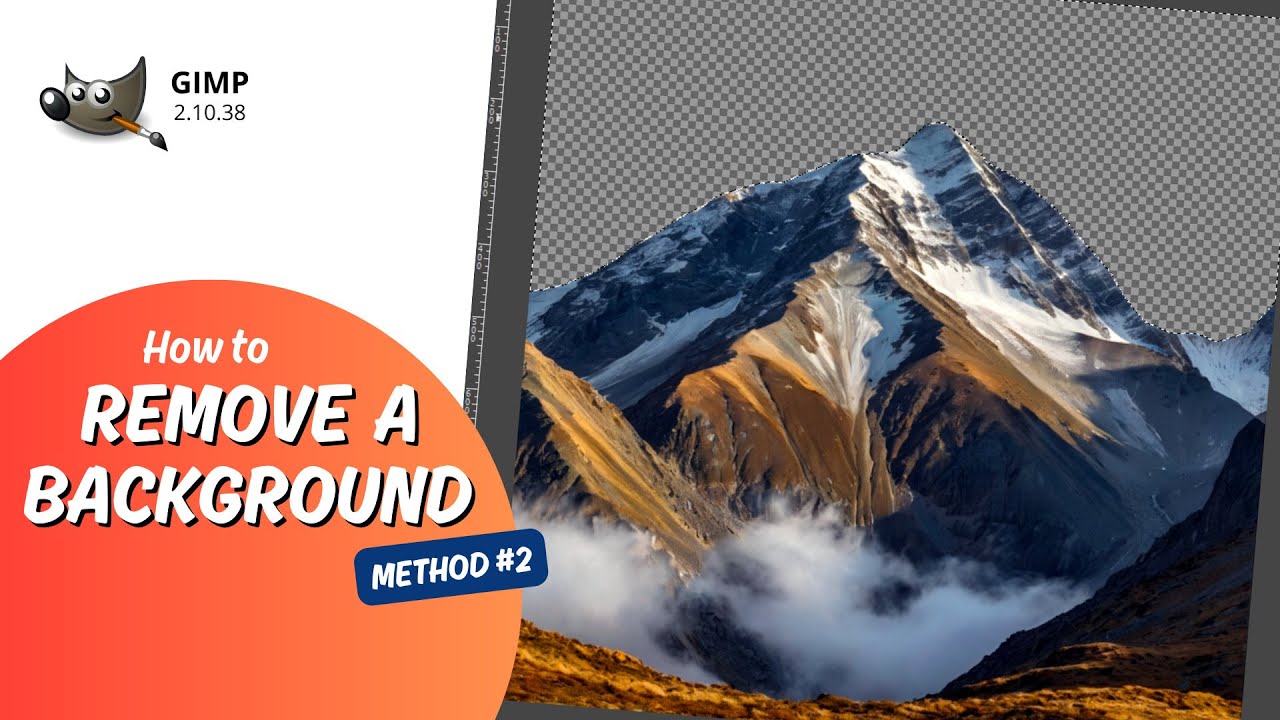 How to Remove Backgrounds in GIMP | Method #2. For beginners! - YouTube