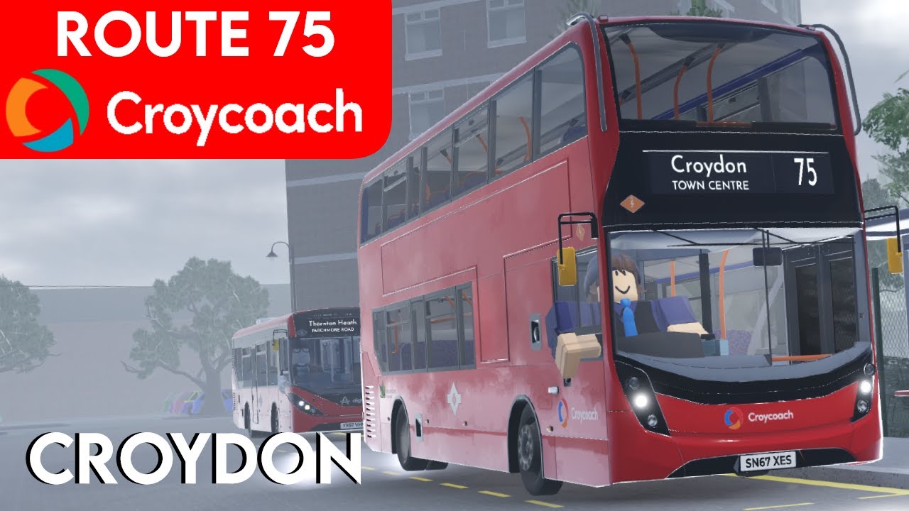 Roblox Croydon | Route 75 | Enviro400 MMC | SIM SERVER - YouTube