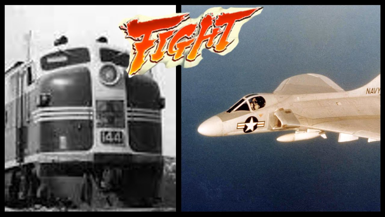 That time a Santa Fe passenger train hit a Marine Corps Jet Fighter ...