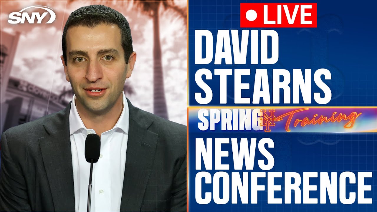 David Stearns speaks live from New York Mets spring training in Port St ...