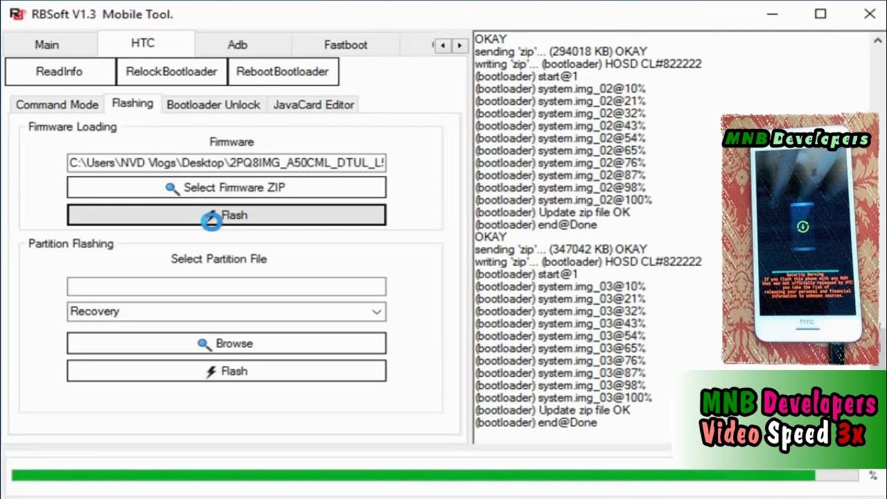 How to Flash Firmware HTC Desire 728H Dual | HTC Desire 728H MT6753 Flashing Guide with RBSoft ...
