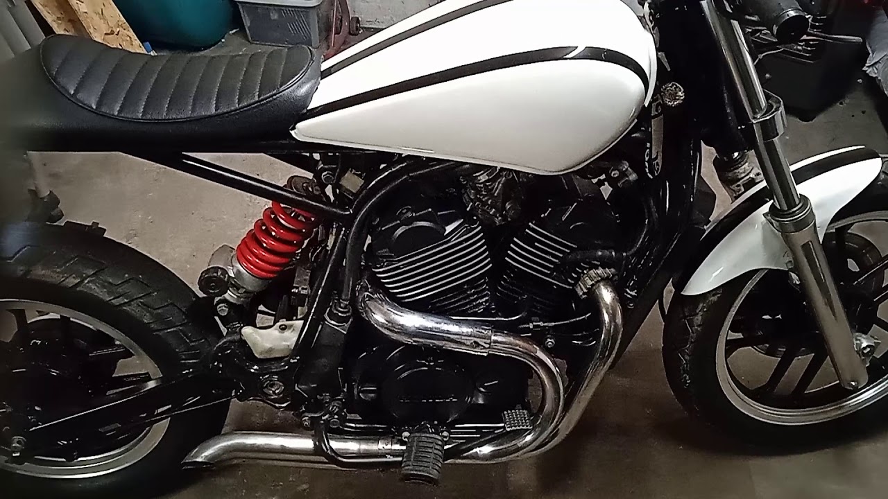 honda shadow vt 500 cafe racer - YouTube