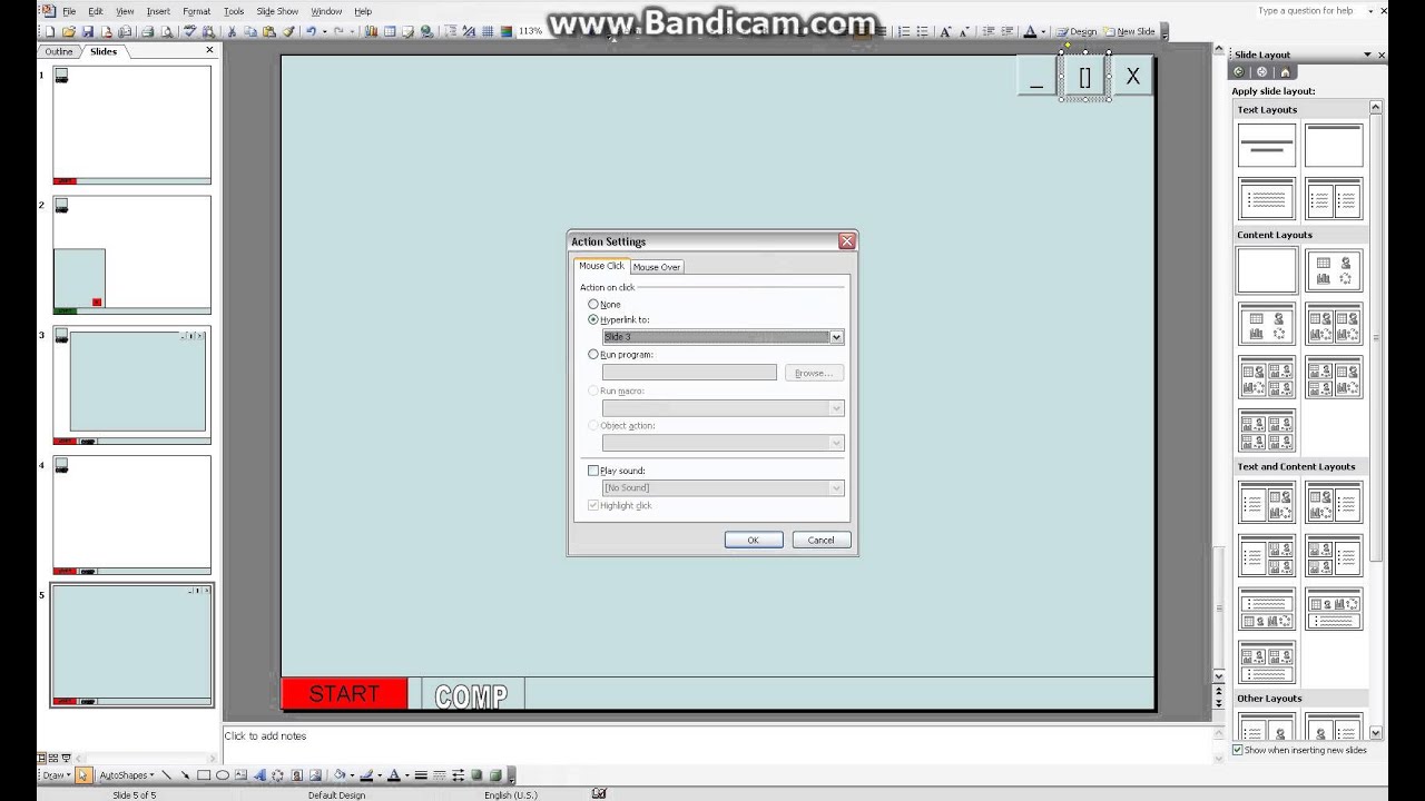 How to make a simple Powerpoint OS Part 2(windows like) - YouTube