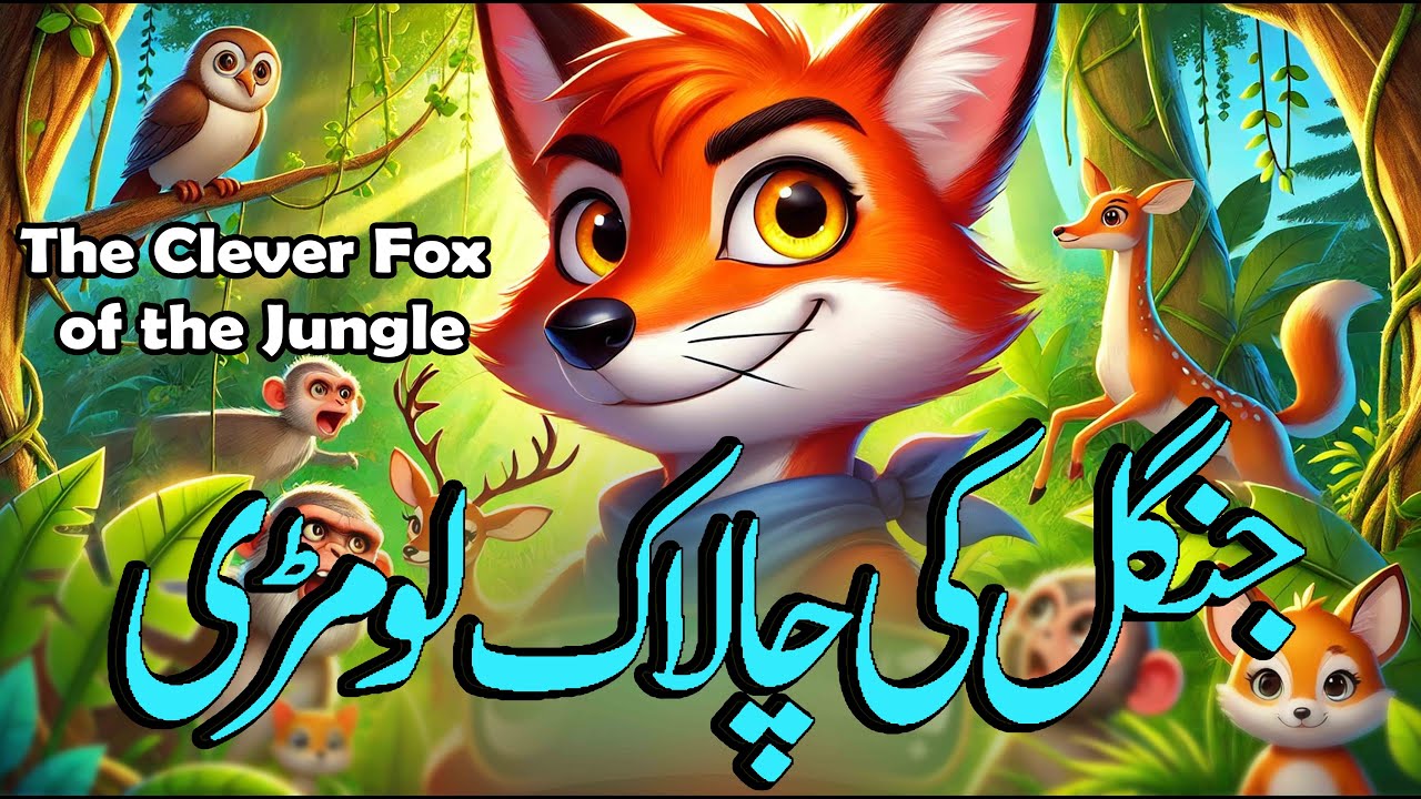 The Clever Fox of the Jungle | Urdu Story | Fairy Tales in Urdu - YouTube