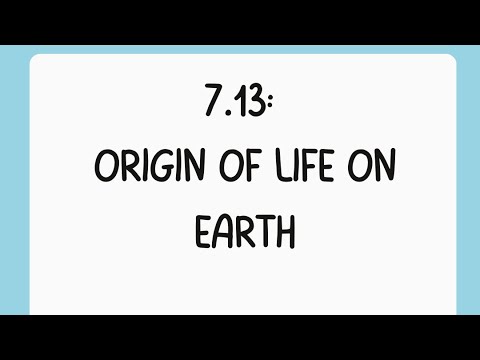 AP Bio Topic 7.13 TikTok: Origin of Life on Earth - YouTube