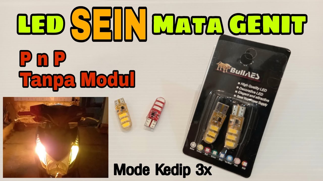 Led Sein Motor Mata Genit|Strobo PnP Tanpa Modul - YouTube