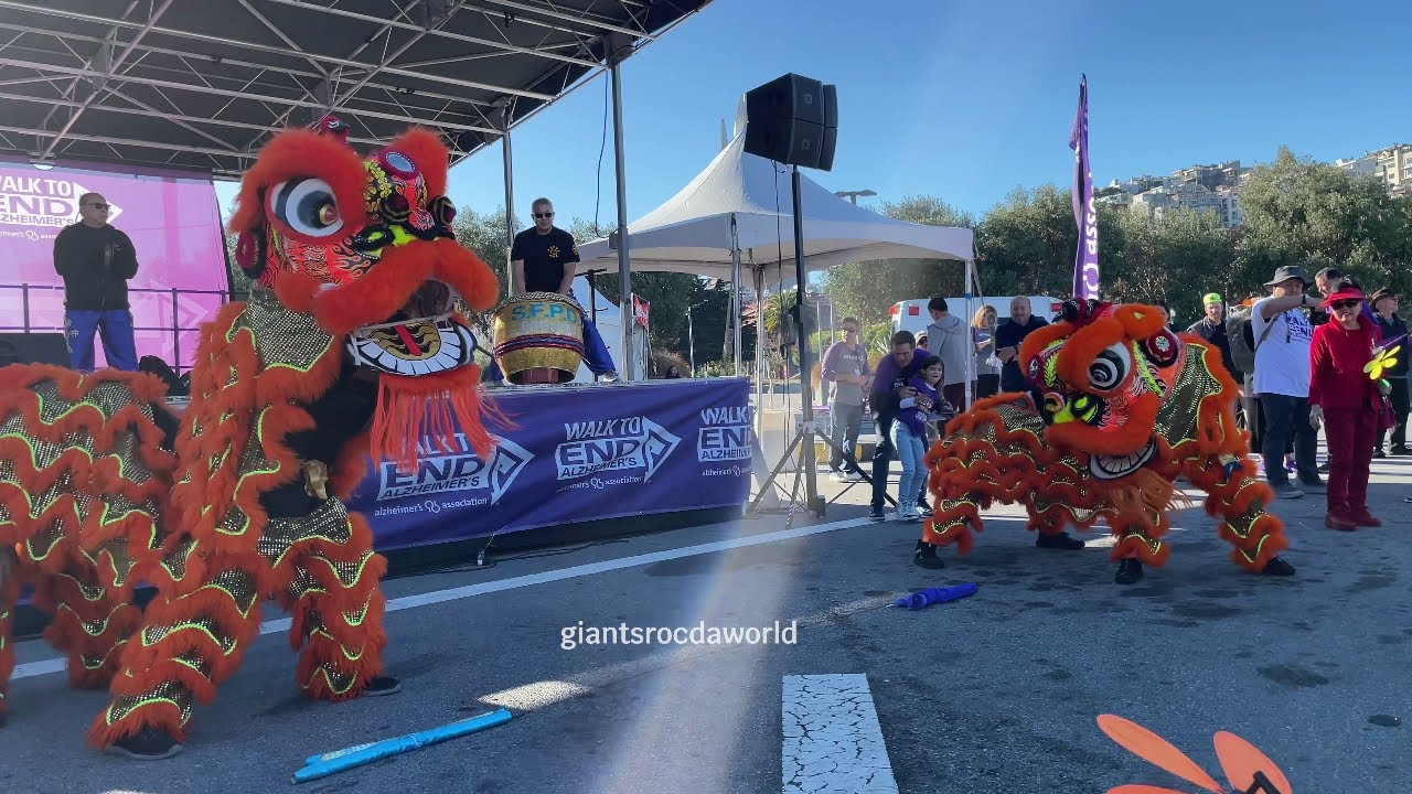 Lion Dancing San Francisco Police Department Alzheimer's Walk San ...