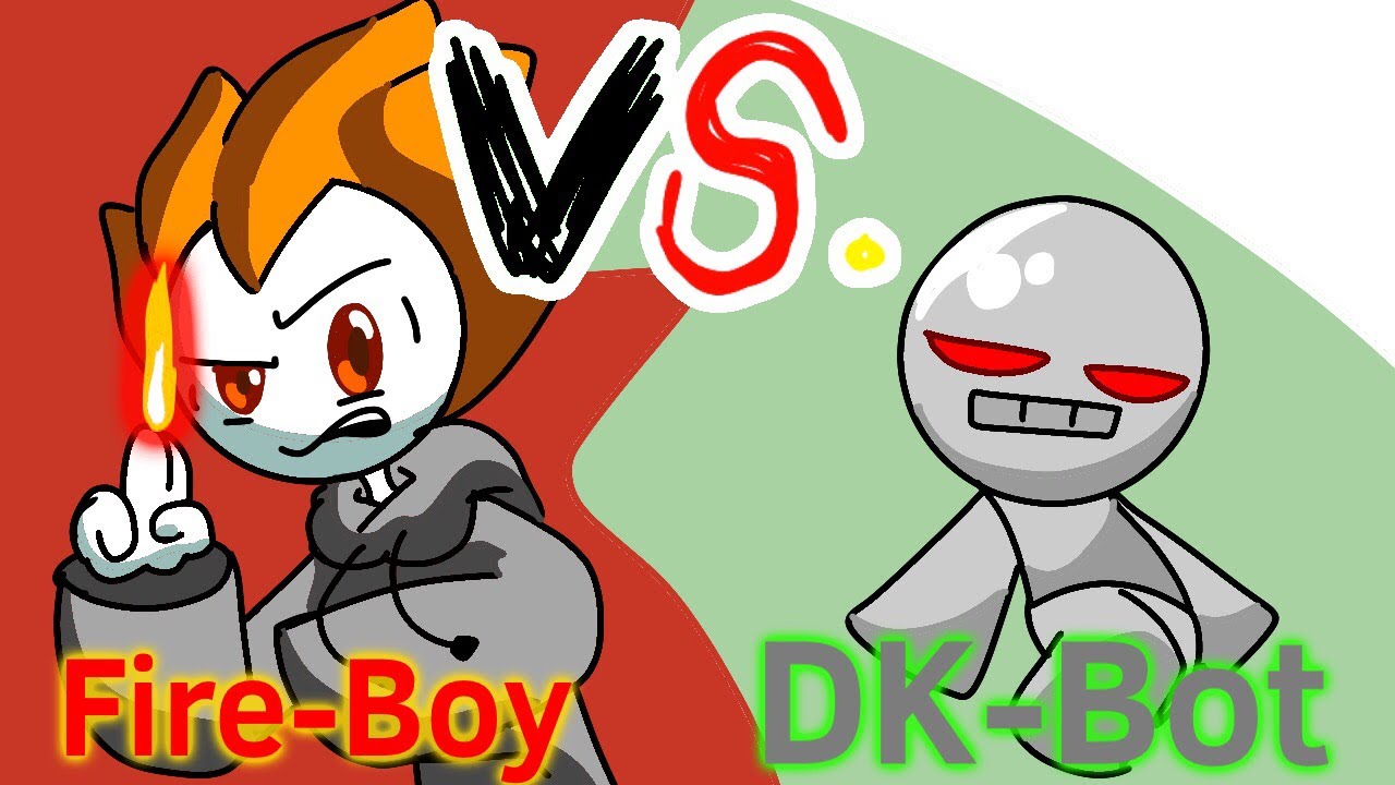 Fire-Boy V.S. DK-Bot (Fight Animation) | FIRE BOY SONIC - YouTube