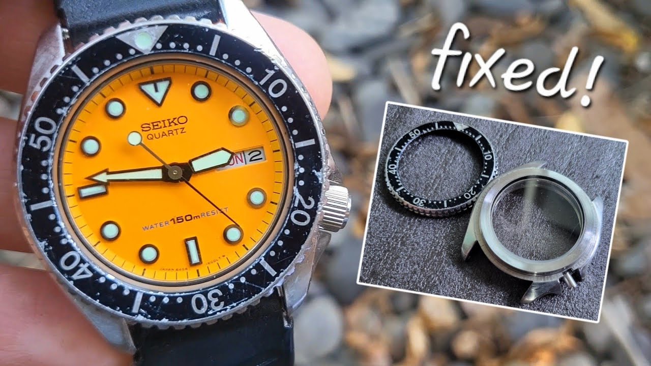 Fixed a Stuck Bezel + Why this 80s Seiko Quartz Dive Watch is Better ...