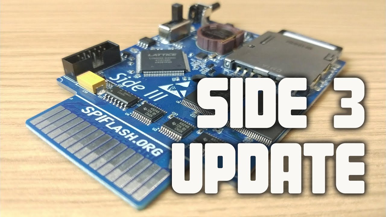 SIDE 3 Update: Cartridge Emulation Working - YouTube