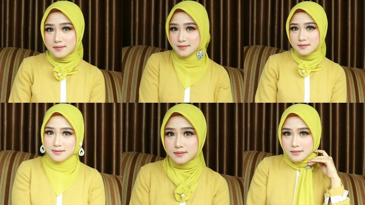 07 STYLE TUTORIAL HIJAB SIMPLE UNTUK KONDANGAN,KANTORAN,FORMAL DAN ...