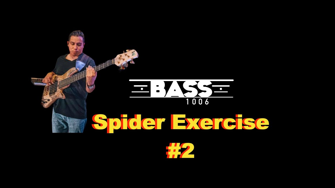 Aprendiendo el ejercicio de la araña en el bajo PT. 2 (spider on bass ...