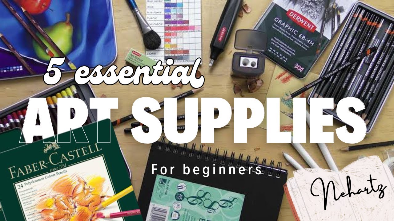 Essential Art Supplies for Starters | Beginner-Friendly Guide - YouTube
