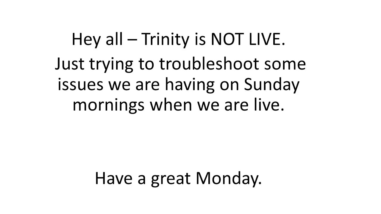 Trinity Sunday Service 07/21/24 - YouTube Trinity Sunday Service 07/21/24 - YouTube