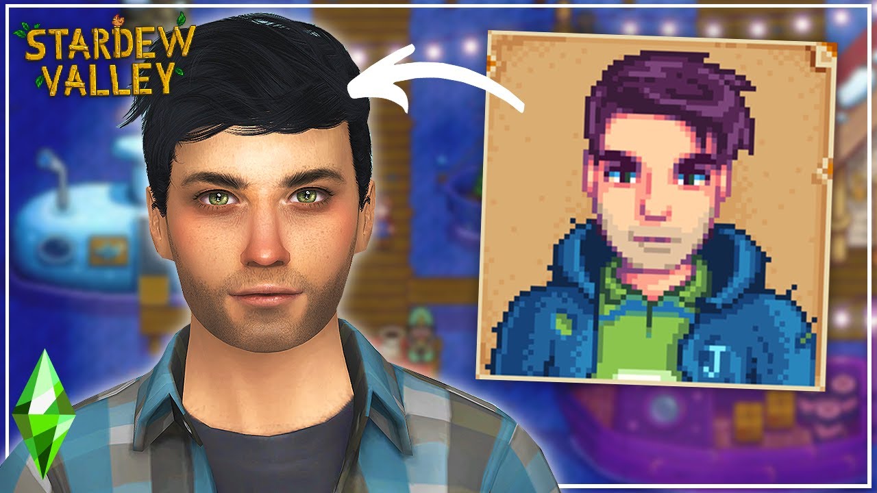 I tried making Shane from Stardew Valley in The Sims 4.. - YouTube