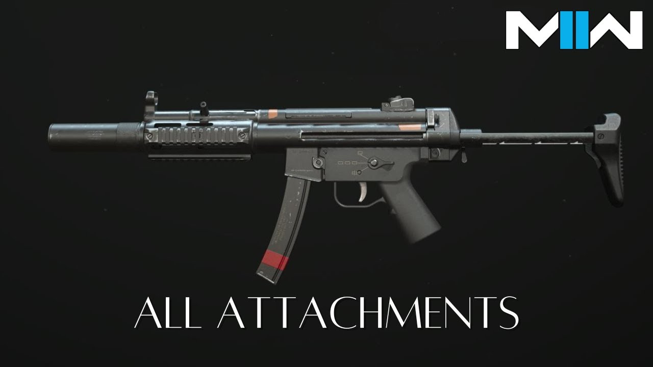 Modern Warfare 2 MP5SD Gunsmith All Attachments Season 4 - YouTube