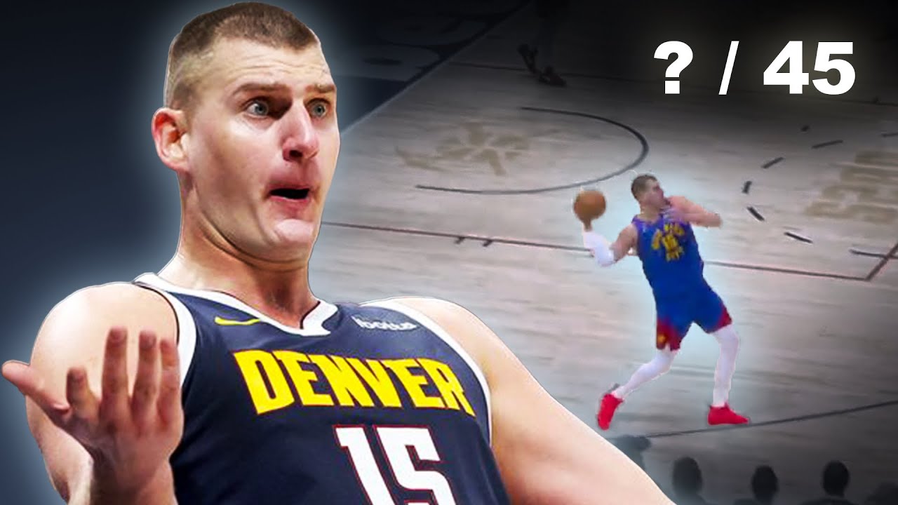 Every Career Nikola Jokic Shot Attempt From Beyond Half-Court - YouTube