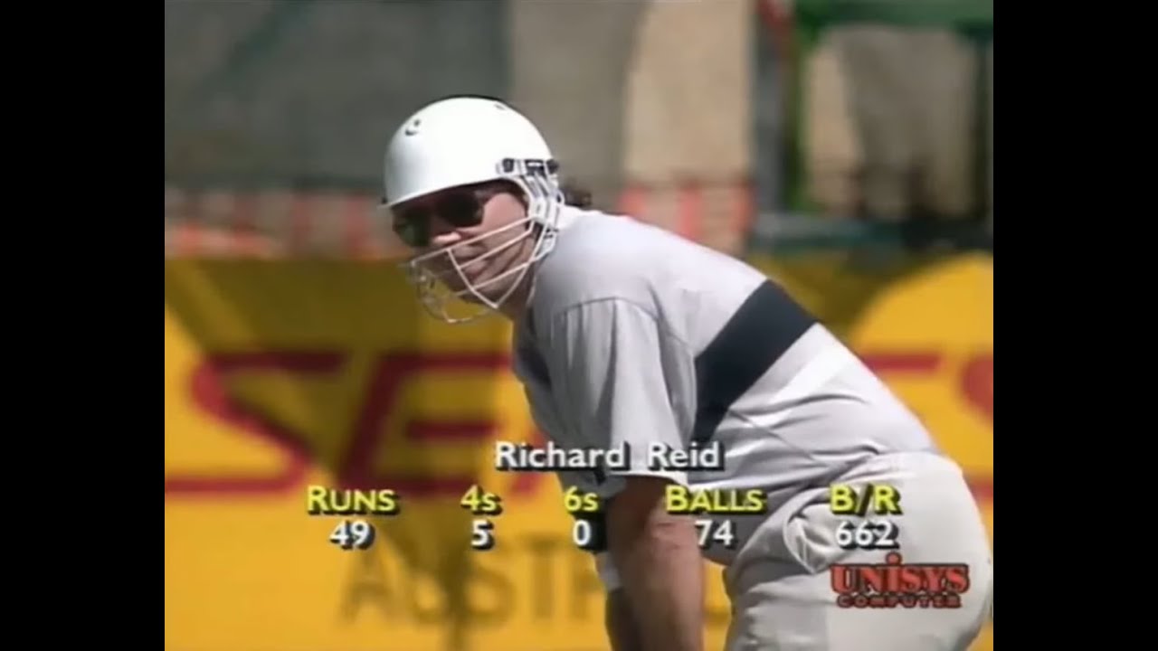 Richard Reid Highlights from 1990/1991 season v Australia, Sri Lanka ...