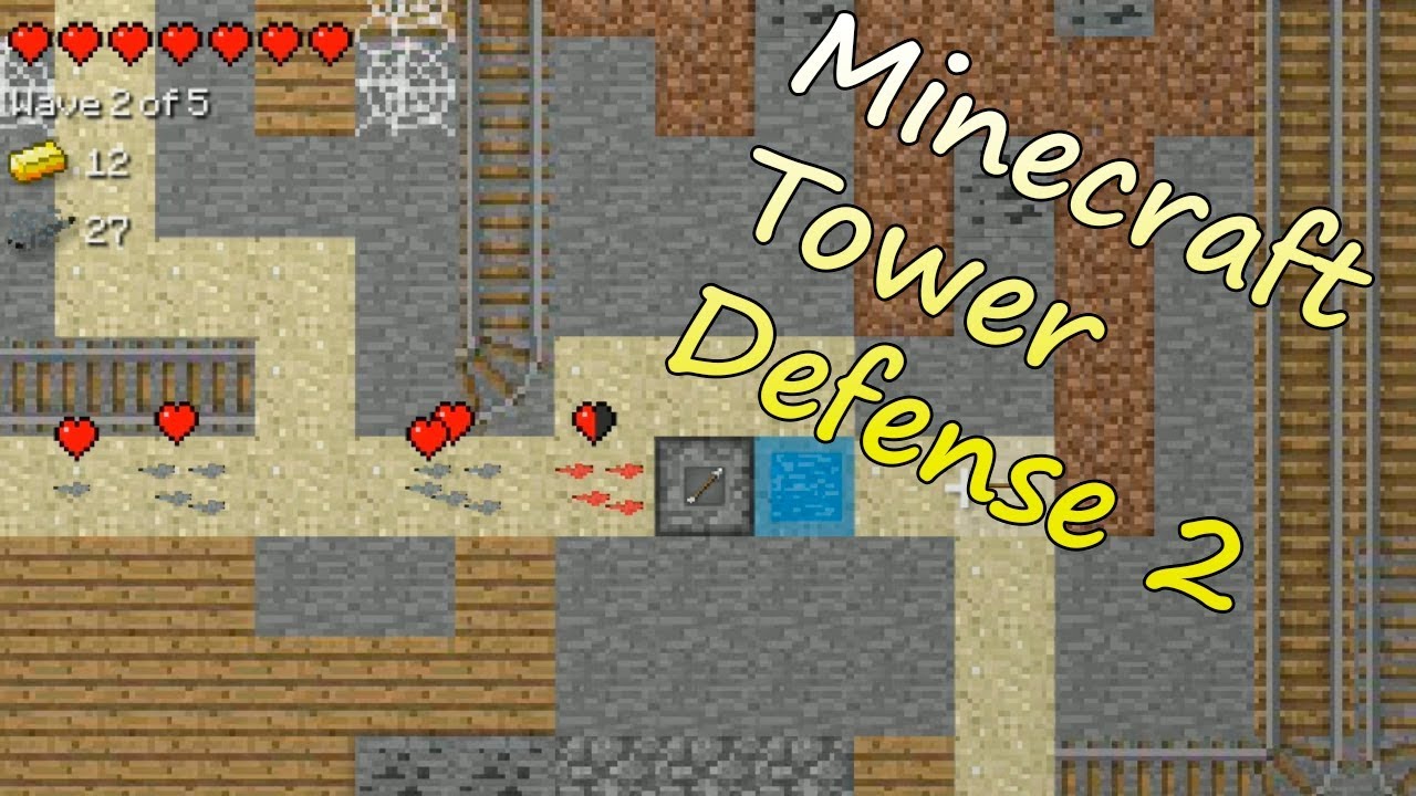 Minecraft Tower Defense 2 Ep.1 - Stupid Ghasts pile of mice - YouTube