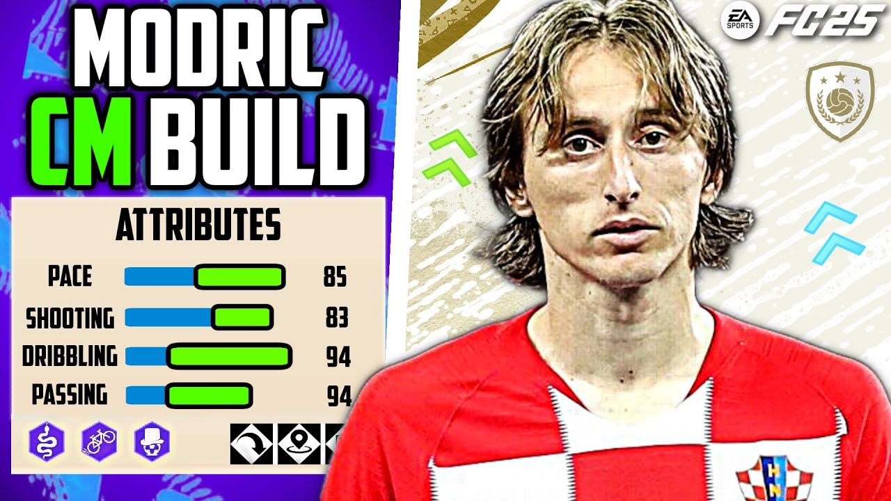 BEST CREATIVE PRIME MODRIC CM BUILD EA FC 25 Pro Clubs - YouTube