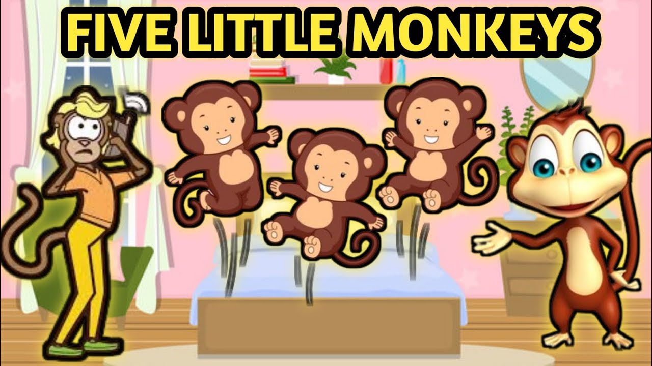 | Five Little monkeys | poems for kids more nursery rhymes kids songs ...