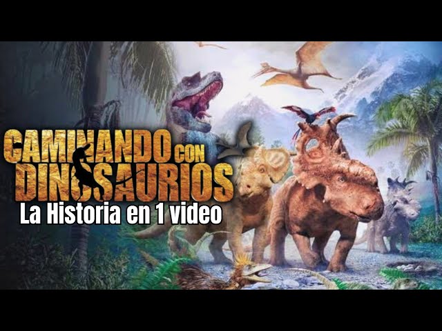 Caminando Con Juguetes De La Película De Dinosaurios