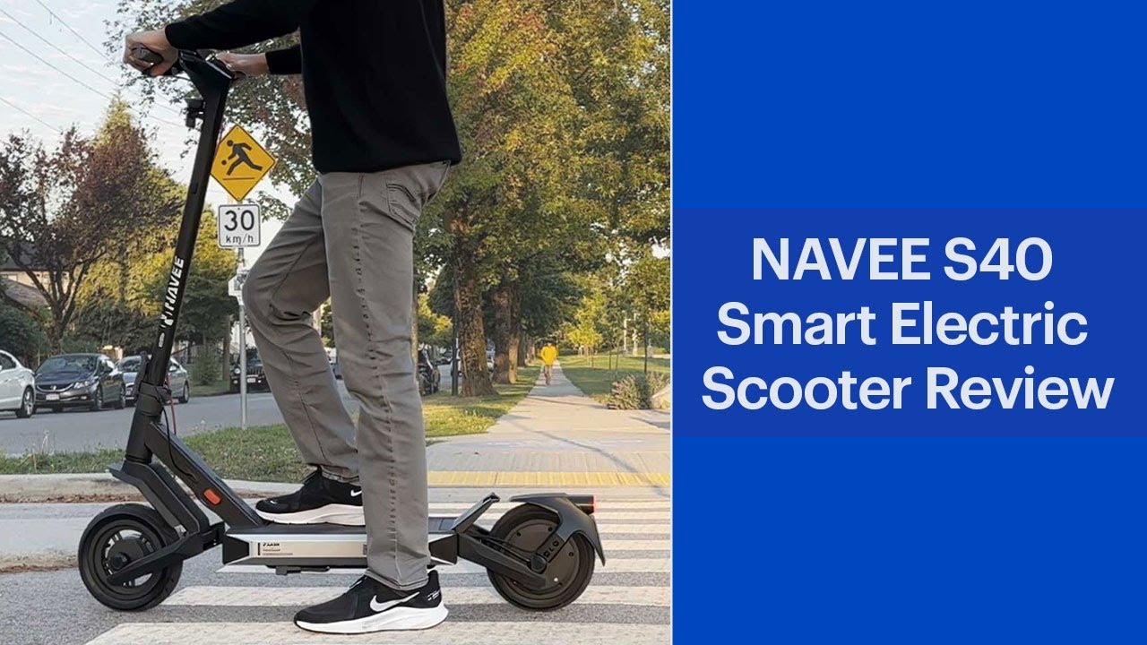 Navee S40 Smart Electric Scooter Review - YouTube