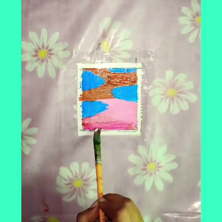 Mini canvas painting ideas acrylic|How to make mini canvas drawing|# ...