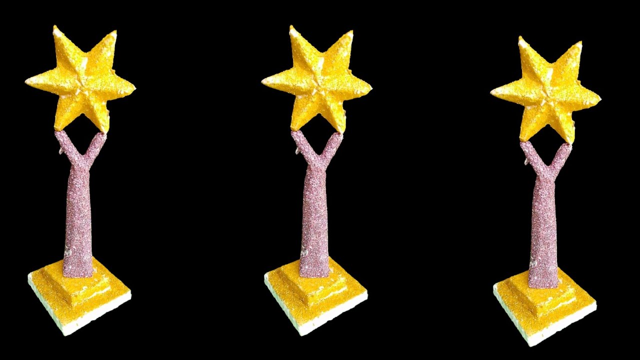 DIY Star showpiece | Easy home decor ideas | Easy craft at home | How ...